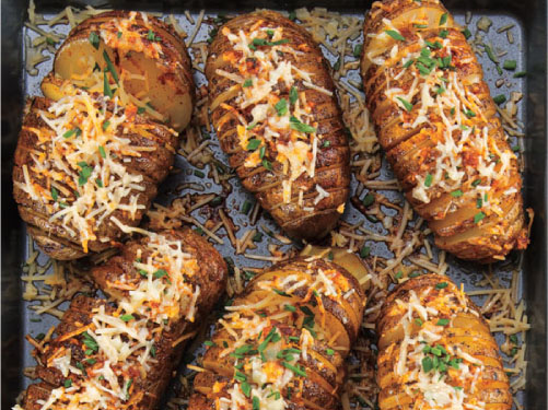 Cheesy Potato Fans | CelebrateMORE.com