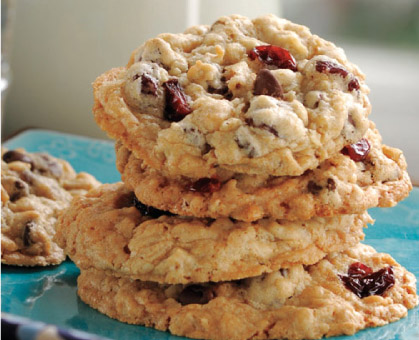 Chocolate Chip, Oatmeal & Dried Cherry Cookies