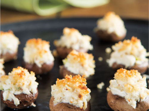 Crab Stuffed Mushrooms Celebratemore