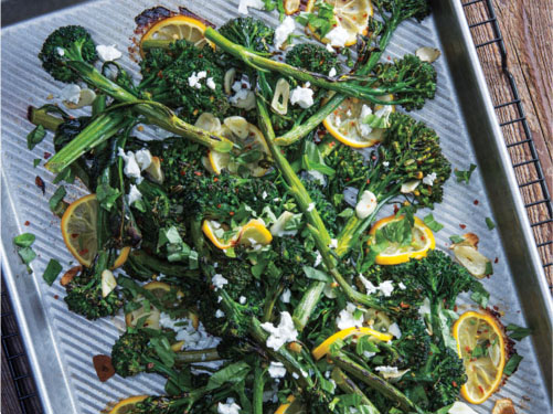 Mediterranean Roasted Broccolini | CelebrateMORE.com