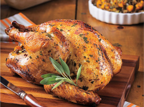 Stuffed Turkey with Sage Gravy | CelebrateMORE.com