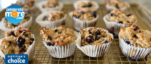 Blueberry Muffins with Lemon Drizzle | CelebrateMORE.com