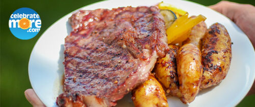 Grilled Ribeye Steak With Veggies | CelebrateMORE.com