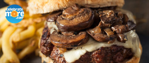 Mushroom And Swiss Burgers