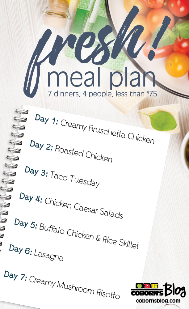 Fresh Meal Plan | CelebrateMORE.com